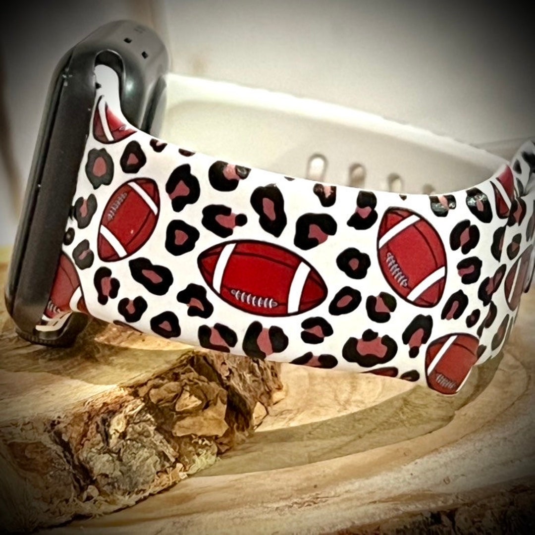 Football Watch Band Football Leopard Watch Band Footballs - Etsy