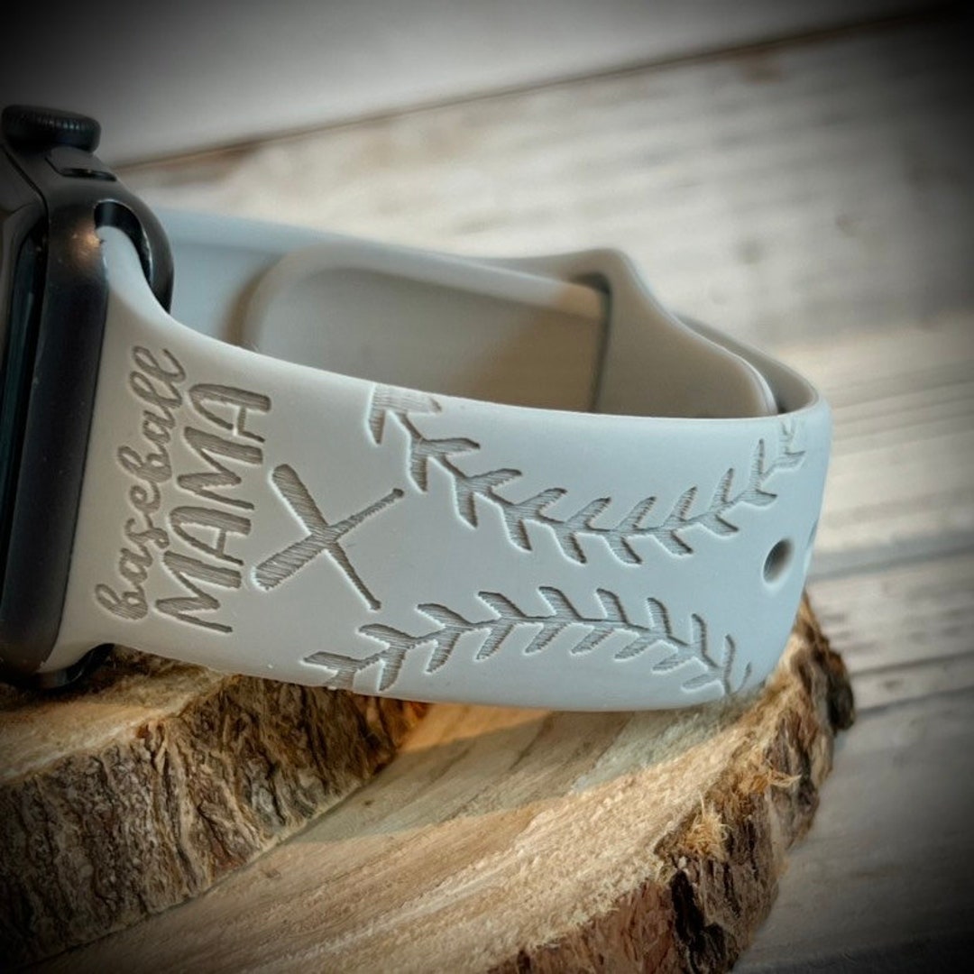 Baseball Watch Band Baseball Engraved Watch Band Personalized Watch ...