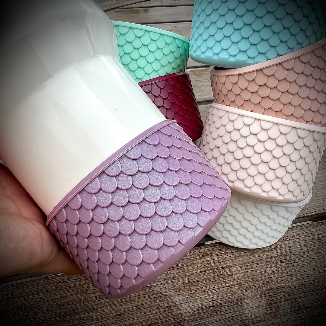 Mermaid Cup Boot Silicone Tumbler Boot Scales Silicone Boot Mermaid ...