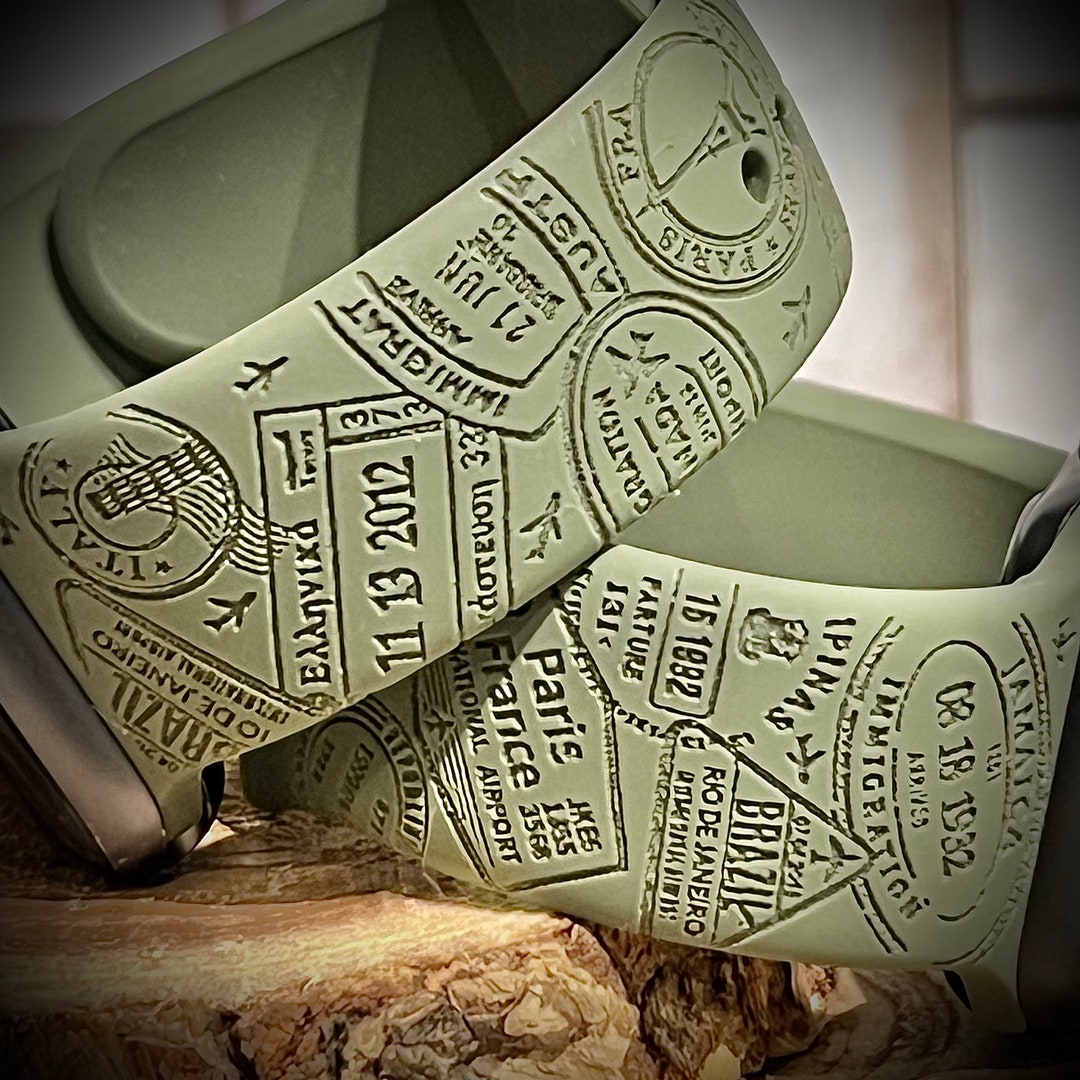 Travel Watch Band Travel Silicone Band Passport Watch Band Pass Port ...