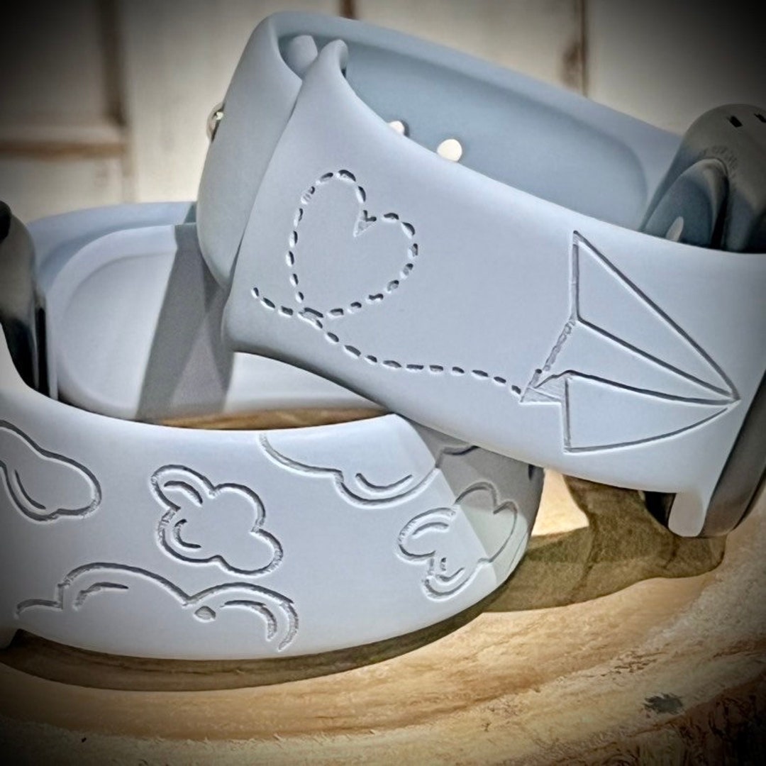 Flight Watch Band Paper Airplane Watch Band Clouds Watch Band Plane ...