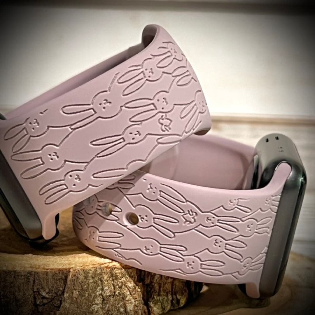 Bunny Watch Band Bunnies Watch Band Rabbit Watch Band Silicone Band ...