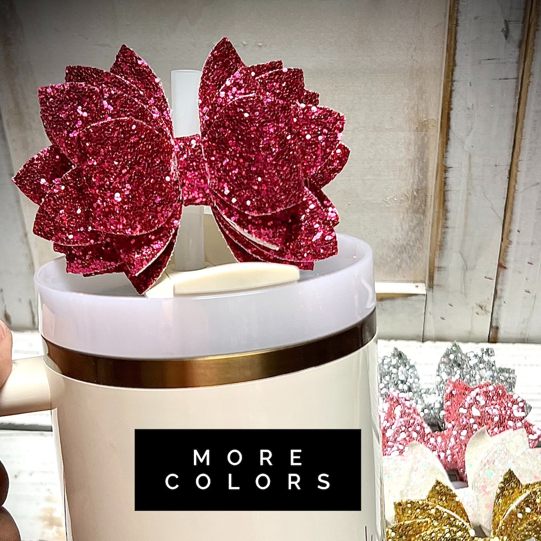 Large Stanley Bow Stanley Tumbler Bow Glitter Bow for Stanley Bow for ...