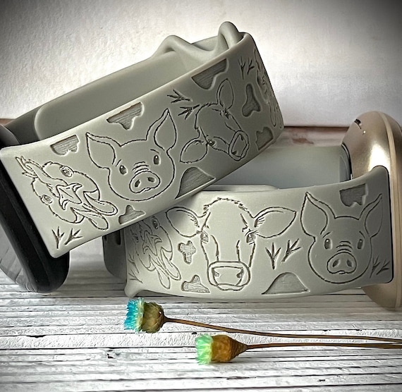 Farm Watch Band Farm Engraved Watch Band Personalized Watch - Etsy