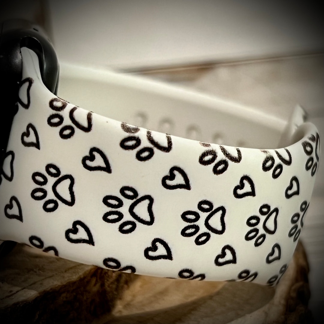 Paw Watch Band Paw Print Watch Band Dog Paw Watch Engraved - Etsy