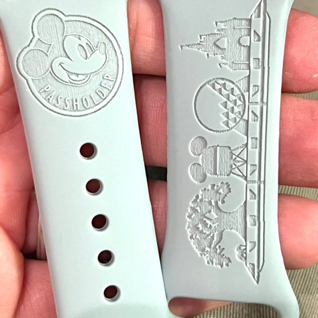 Engraved Watch Band Disney Engraved Watch Band Pass Holder Watch Band ...