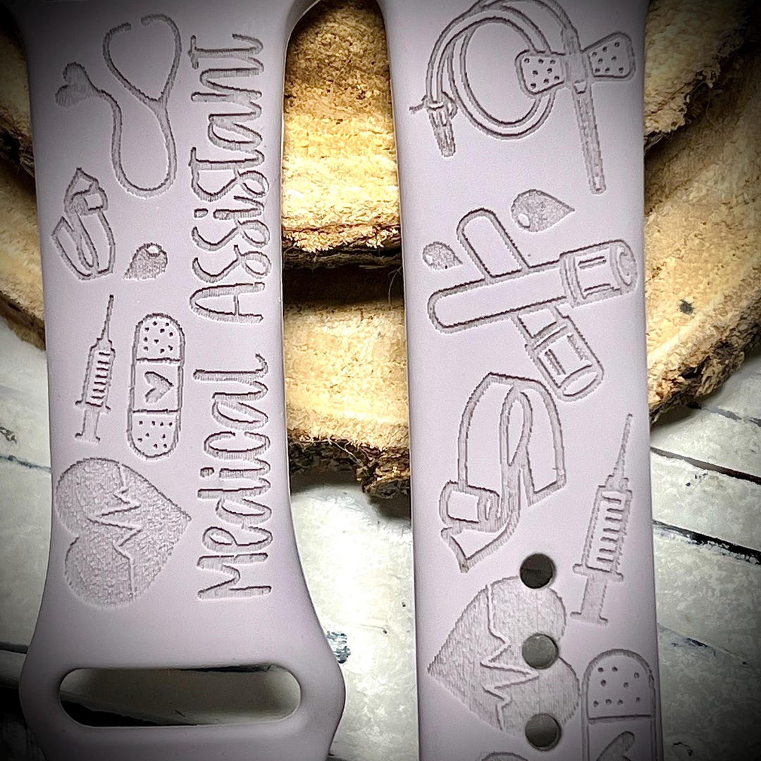 Medical Assistant Watch Band Medical Silicone Band Medical Watch Band ...