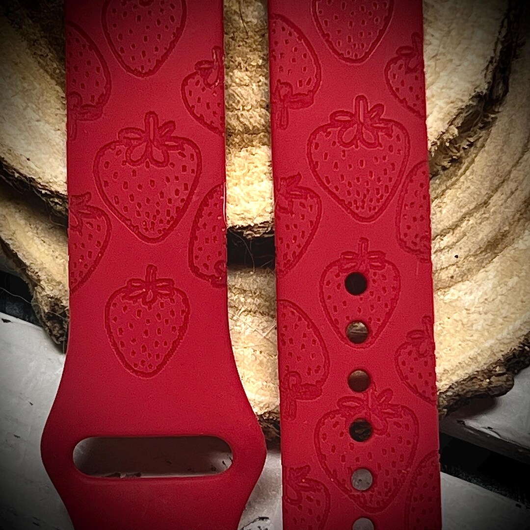 Strawberry Watch Band Strawberries Watch Band Fruit Watch Band Food ...