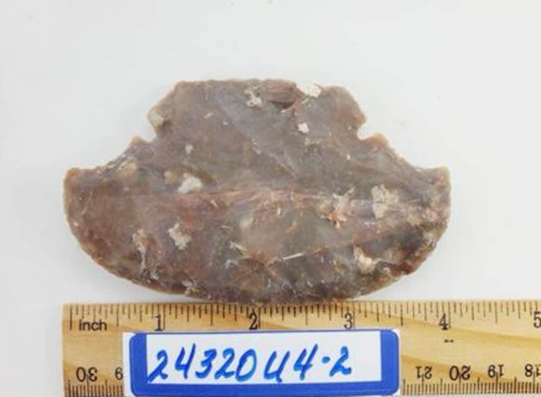 4 Stone Ulu Blade Hunting Skinning Hand Knapped Agate - Etsy