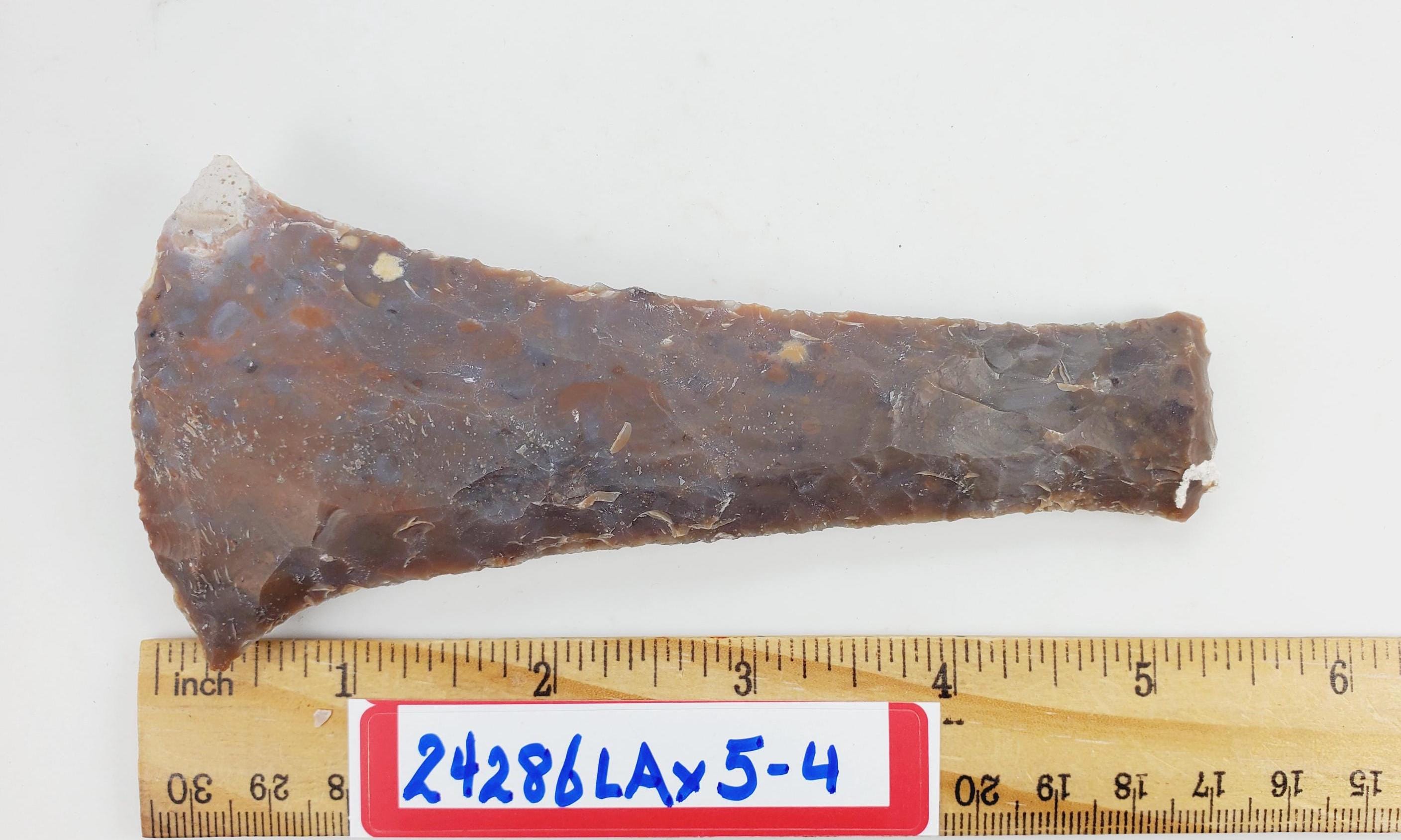 5.25 Lakota Style Stone Ax Head Hand Knapped Agate. - Etsy