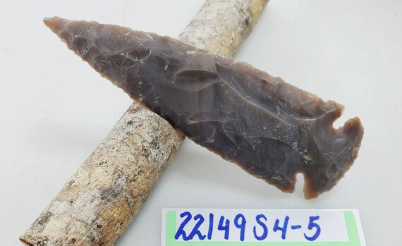 4.8 Spearhead Lance Head Drill Point Hand Knapped - Etsy