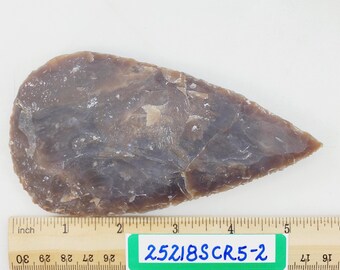 5.25" Stone Scraper - Biface - Skinner - Knife - Hand Knapped Agate - Etsy