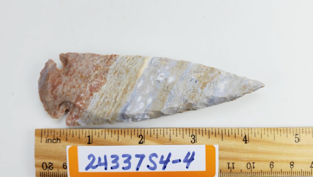 4.25" Stone Spearhead, Lance Point, Drill Point, Hand Made Knapped - Etsy