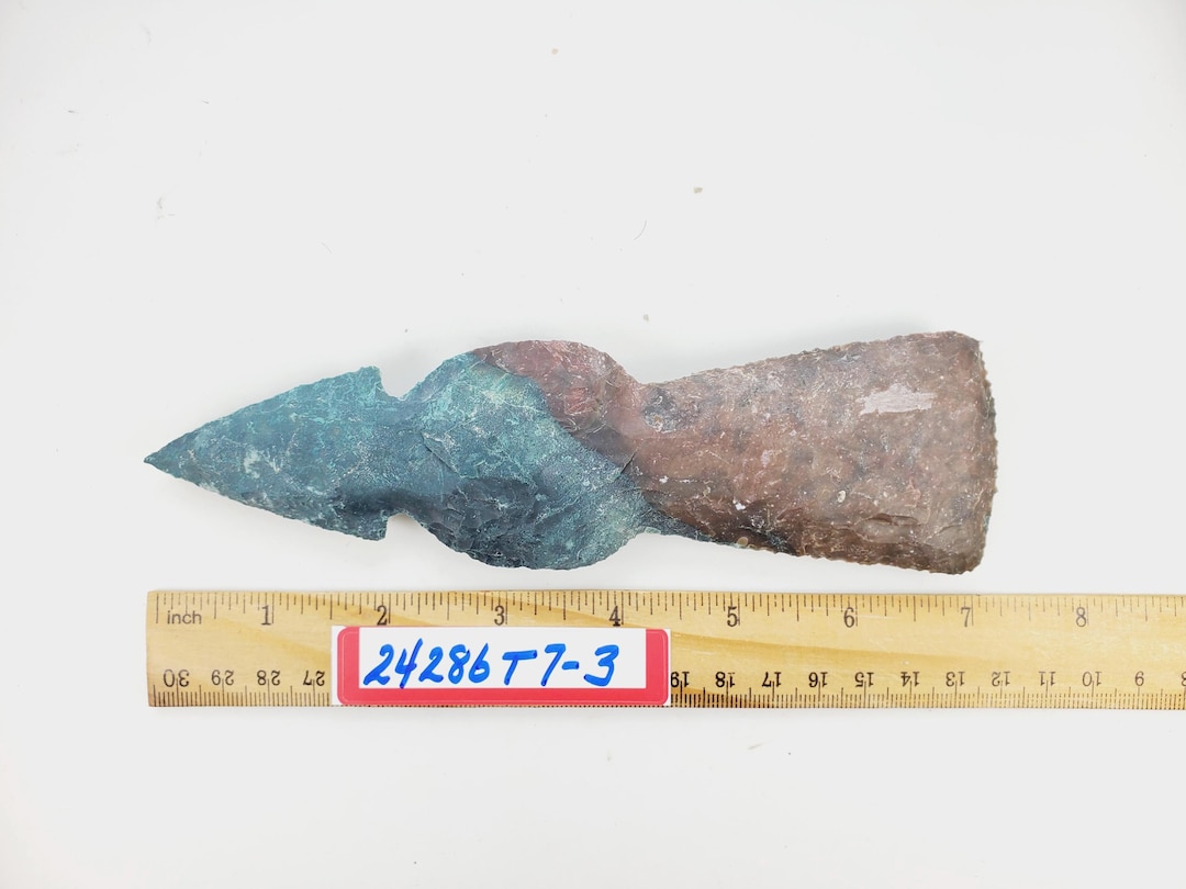 7.25 Stone Tomahawk Head Ax Head Hand Knapped Agate - Etsy