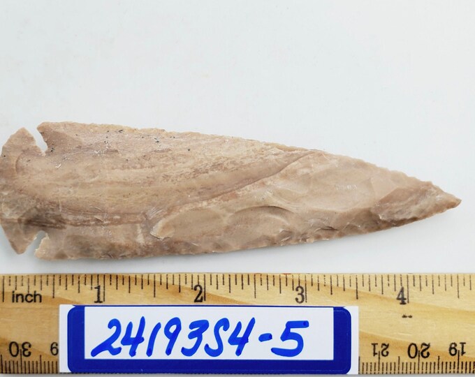 4.5" Stone Spearhead, Lance Point, Drill Point, Hand Made Knapped - Etsy