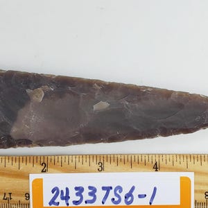 6" Spearhead, Lance Head, Drill Point - Hand Knapped Agate - Etsy