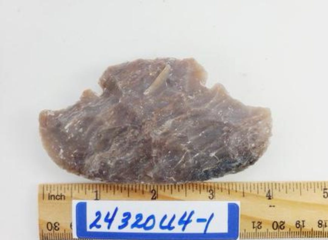 4" Stone Ulu Blade - Hunting - Skinning - Hand Knapped Agate - Etsy