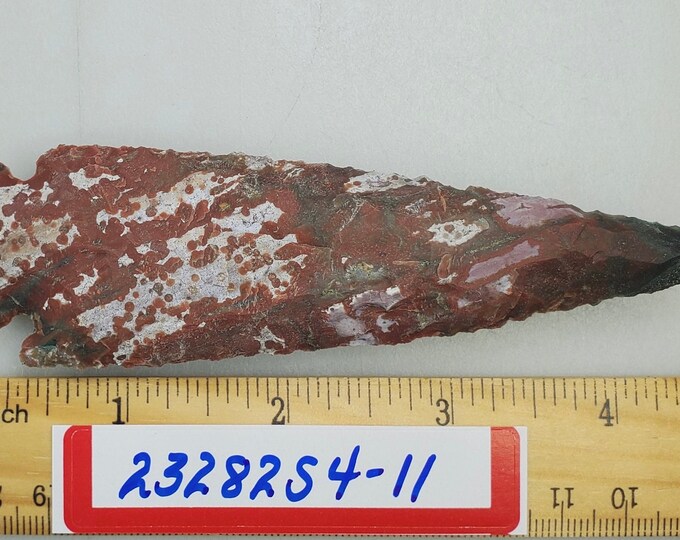 4.75" Stone Spearhead, Lance Point, Drill Point, Hand Made Knapped - Etsy