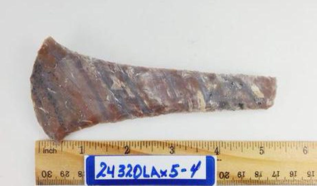 5.25" Lakota Style Stone Ax Head - Hand Knapped Agate. - Etsy