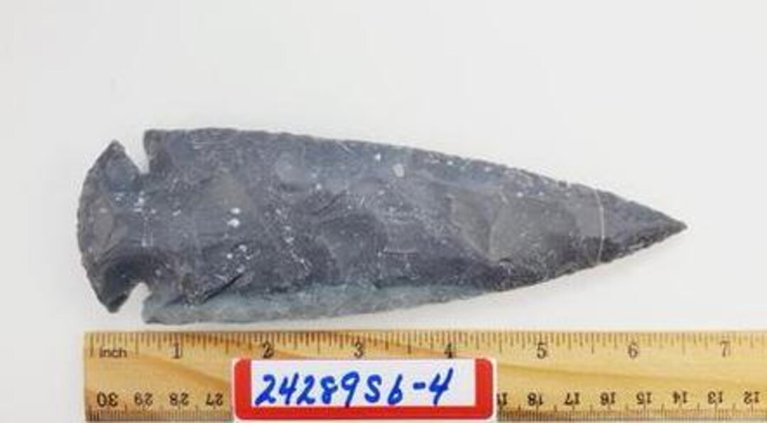 6.5 Spearhead, Lance Head, Drill Point Hand Knapped Agate - Etsy