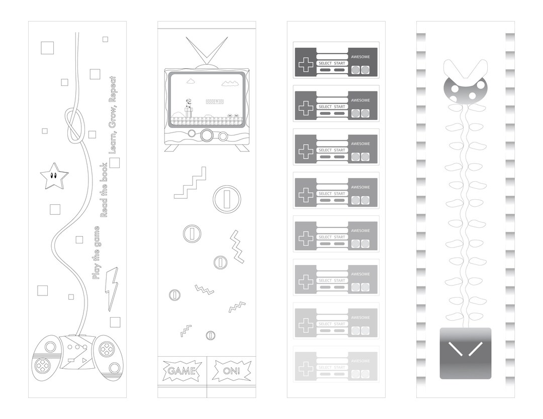 DIY Color Bookmarks. Bookmark. Printable. PDF. Preschool. - Etsy