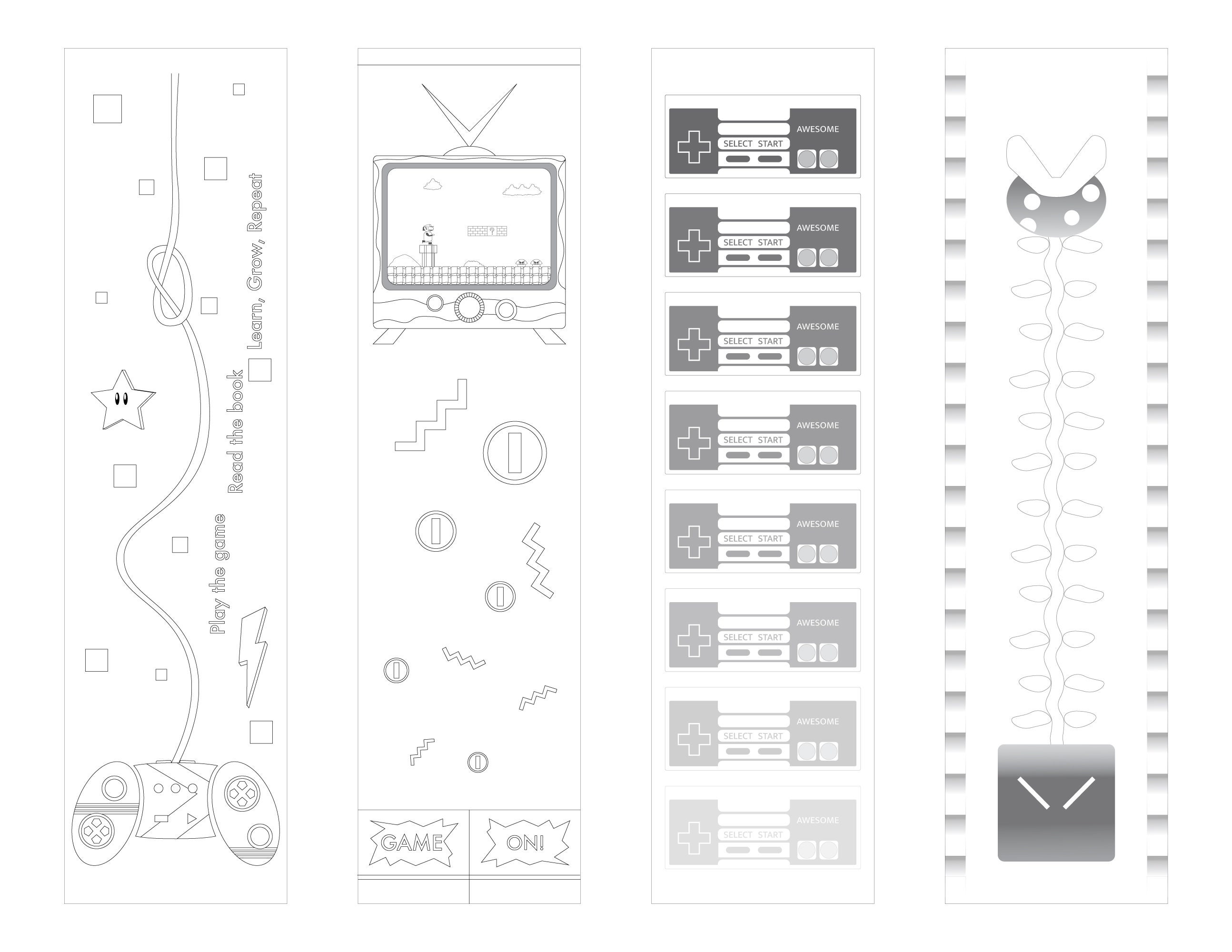 DIY Color Bookmarks. Bookmark. Printable. PDF. Preschool. - Etsy