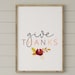 Give Thanks Fall Printable Sign Fall Wall Art Thanksgiving Printable ...
