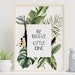 Be Brave Little One Printable Art | Tropical Kids Room Decor | Nursery ...