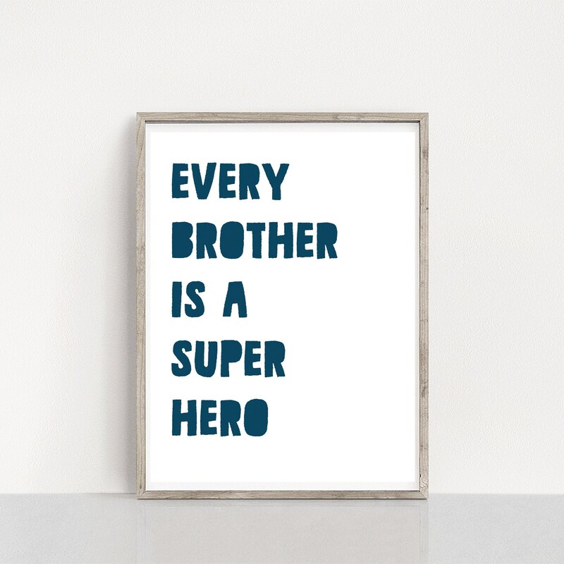 Superhero Poster - Etsy
