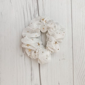 Star Scrunchies | Gold Star Scrunchie | Chiffon Scrunchie | Star ...