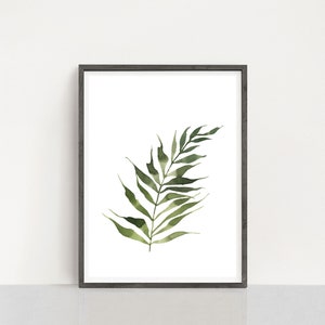 Tropical Leaf Trio Print Botanical Trio Print Tropical Art Printable ...
