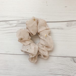 Star Scrunchies | Gold Star Scrunchie | Chiffon Scrunchie | Star ...