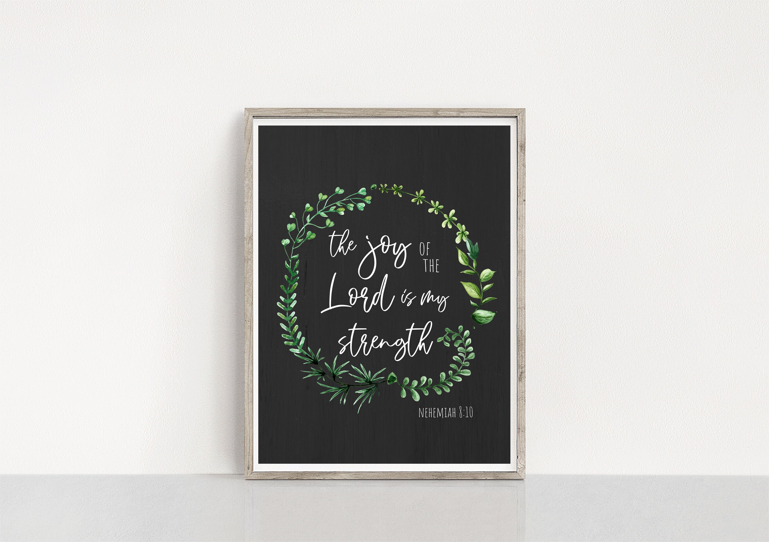 The Joy of the Lord is My Strength | Strength Quotes | Home Decor ...
