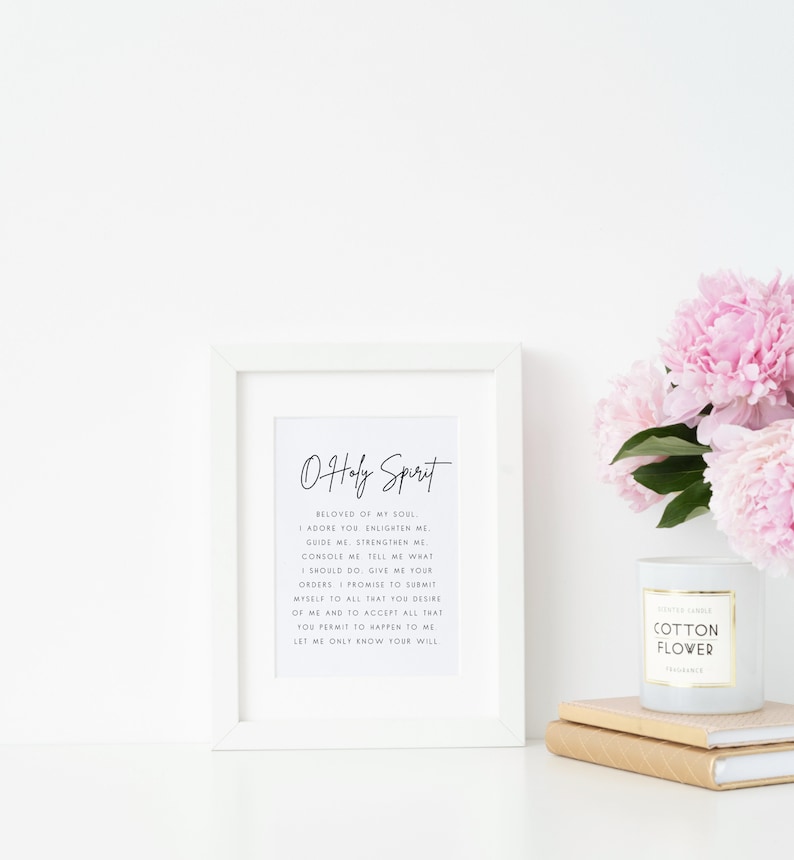 O Holy Spirit Prayer Dining Room Scripture Sign Scripture - Etsy