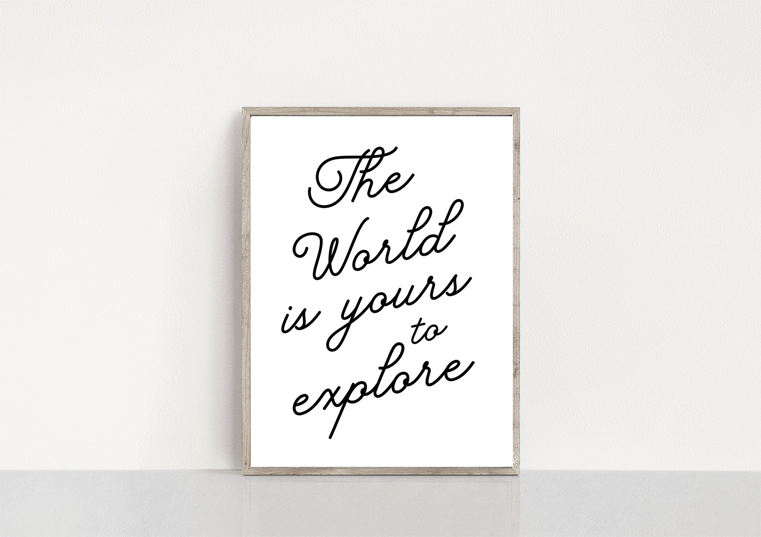 The World is Yours to Explore Printable Art | Kids Room Decor | Boy ...