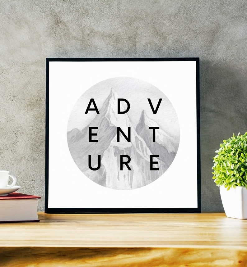 Adventure Nursery Printable Poster Nursery Prints | Etsy