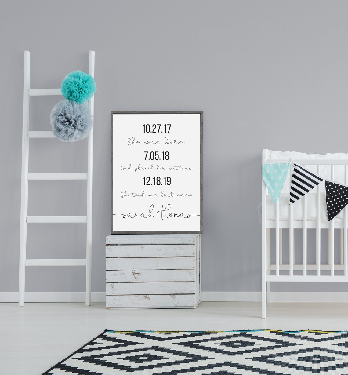 ADOPTION Gifts Adoption Sign Personalized Adoption Print - Etsy