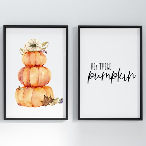 Fall Decor Hey There Pumpkin Fall Porch Sign Farmhouse - Etsy