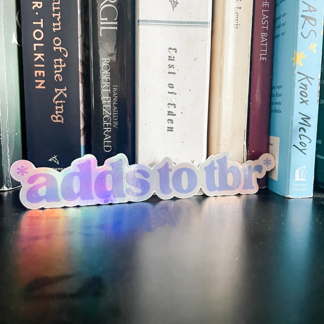 Adds to TBR Sticker | Book Sticker | Book Lover Sticker | to Be Read ...