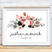 Personalized Print Custom Couple Names and Date Print - Etsy