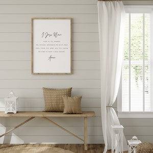 Norwegian Blessing Table Blessing Print | I Jesu Navn | Scripture Wall ...