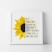 Be a Sunflower Sign Printable Wall Art Sunflower Decor Positivity Quote ...