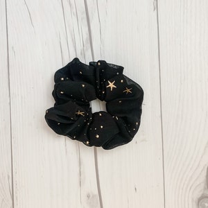 Star Scrunchies | Gold Star Scrunchie | Chiffon Scrunchie | Star ...