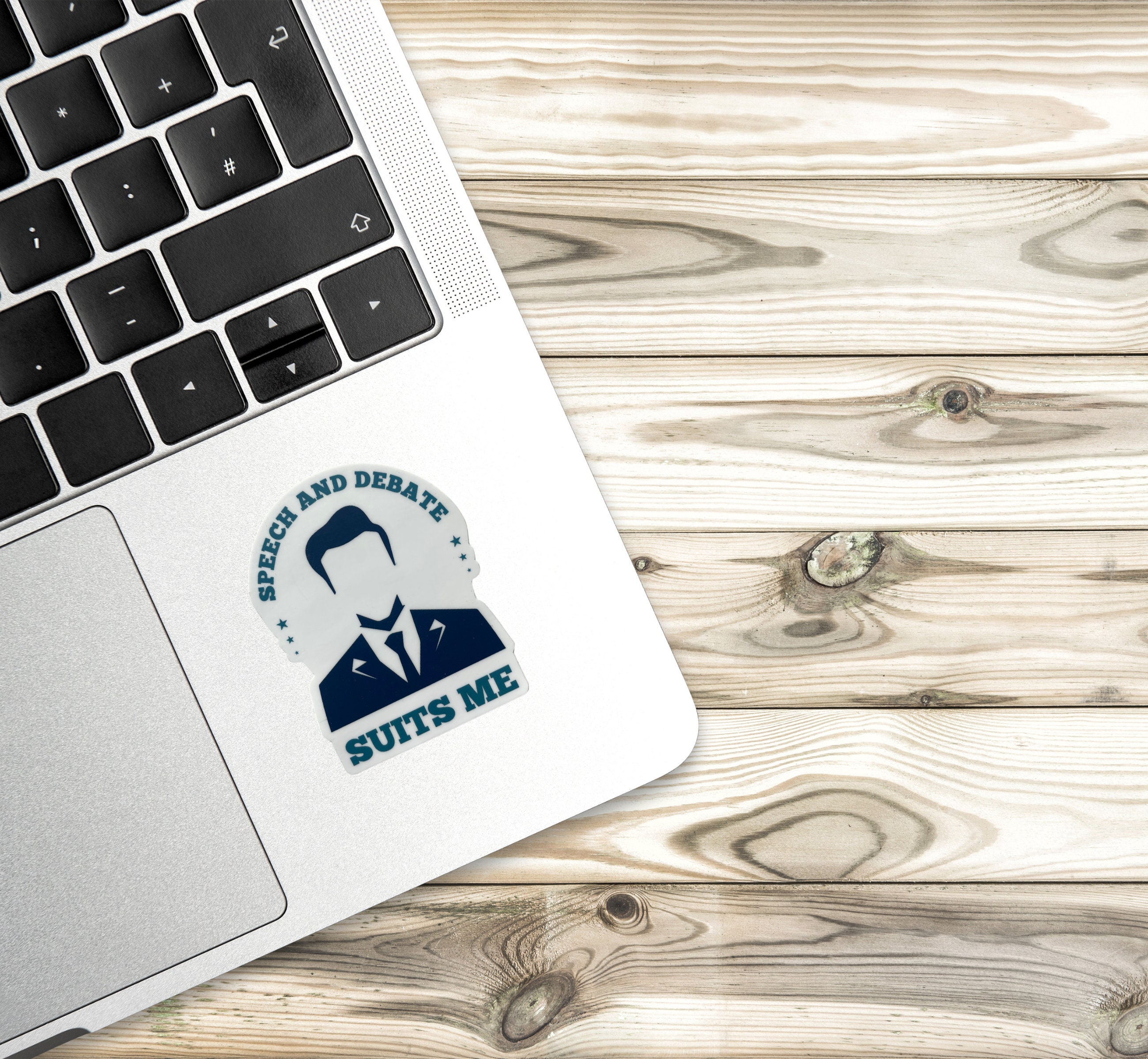 Speech and Debate Suits Me Sticker | Debate Club Stickers | Policy ...