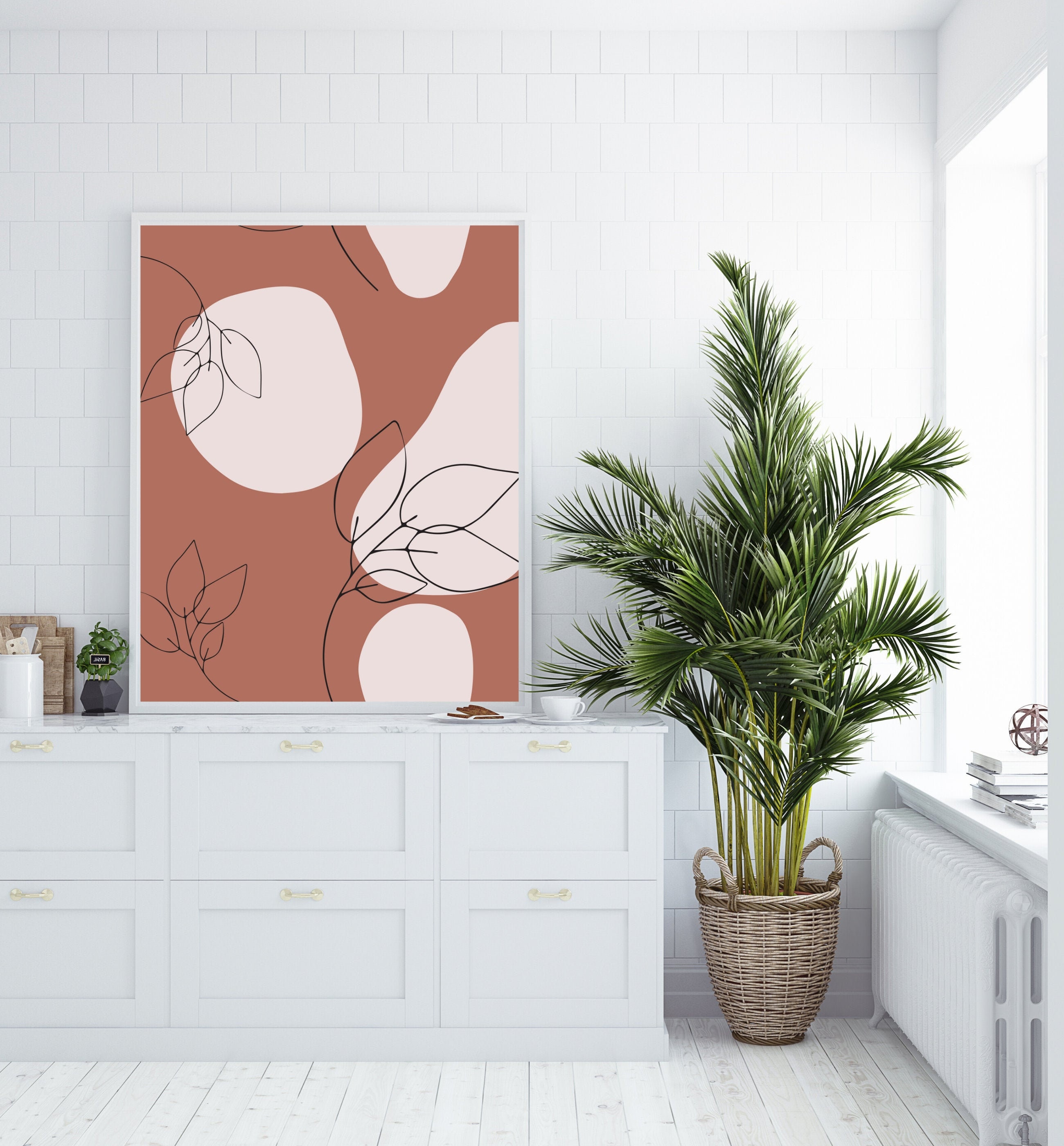 Abstract Botanical Art Print Printable Wall Art Random - Etsy