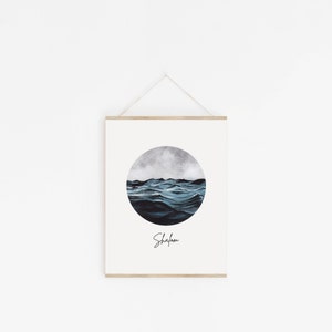 Shalom Wall Art Printable | Hebrew Shabbat Shalom | Scripture Printable ...