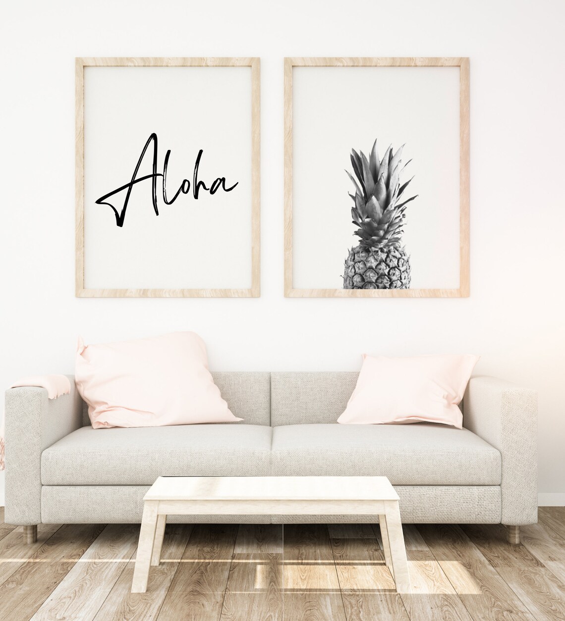 Aloha Sign Printable Art Beach House Decor Welcome Sign - Etsy