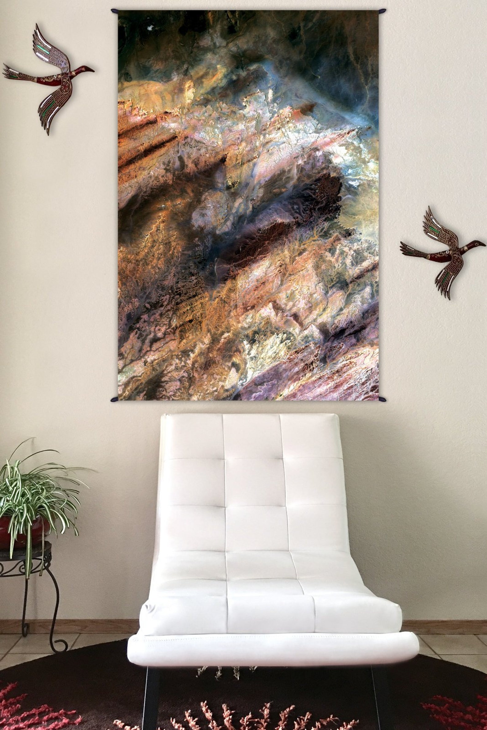 Nature Tapestry Tapices de tela Tapices de la Tierra Tapices de Paisaje ...