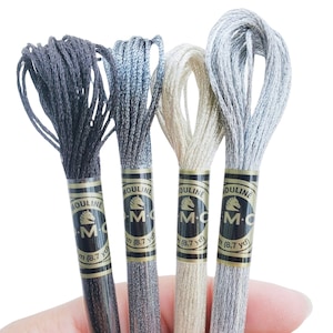 4x DMC Light Effects, Metallic Floss, Dmc Embroidery Threads, Dmc ...
