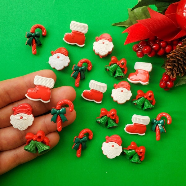 Christmas Buttons - Etsy